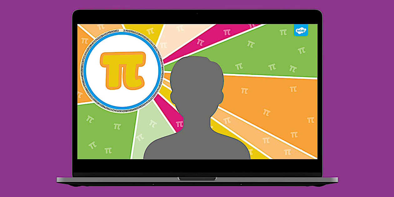 Pi Virtual Teaching Background (teacher made) - Twinkl