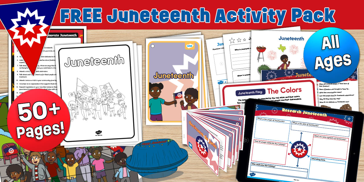 FREE Juneteenth Activity Pack for All Ages (teacher made)