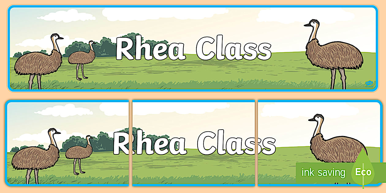 👉 Rhea Class Display Banner - Rhea Class Display Banner