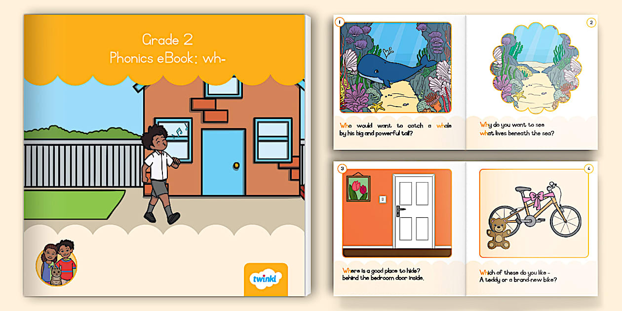 Grade 2 Phonics eBook: wh- (teacher made) - Twinkl