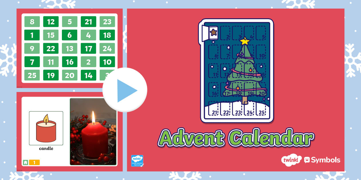 Twinkl Symbols: Interactive Advent Calendar PowerPoint