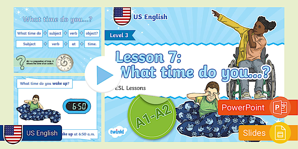 ESL Curriculum (US-English Version) Level 3, Lesson 7