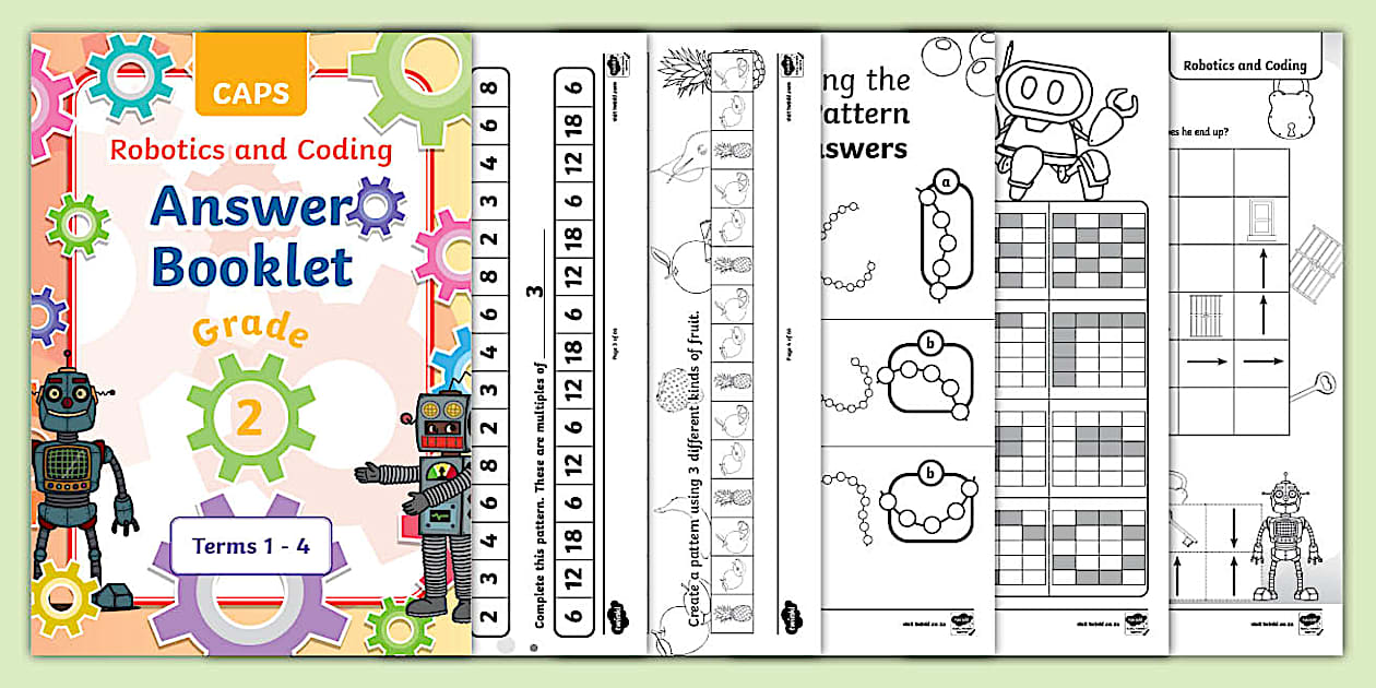 Robotics and Coding - Grade 2 Answer Booklet (teacher made)