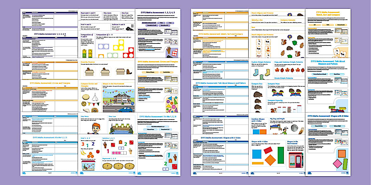 EYFS Reception Maths Assessments Supporting White Rose Maths: Autumn