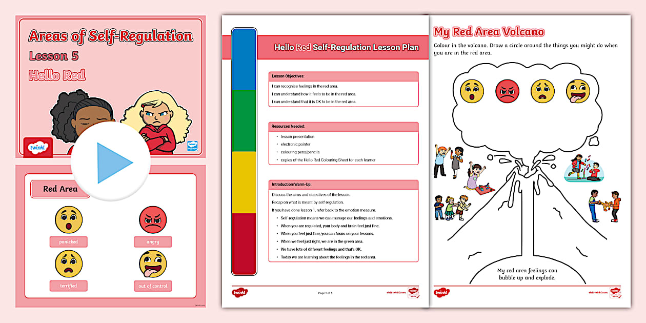 OT: Areas of Self-Regulation Lesson Plan 5: Hello Red