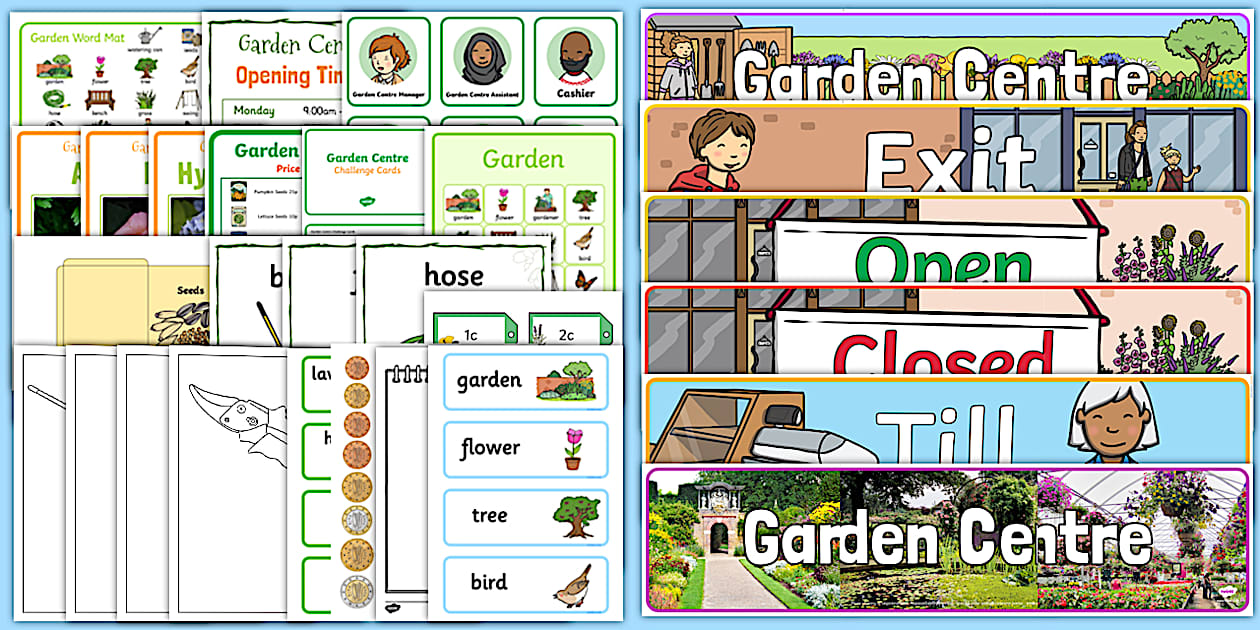 The Garden Centre Aistear Display Pack (teacher made)