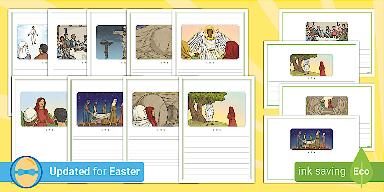 Easter Story Writing Frames - BBC Teach - Year 1 & 2 - Literacy