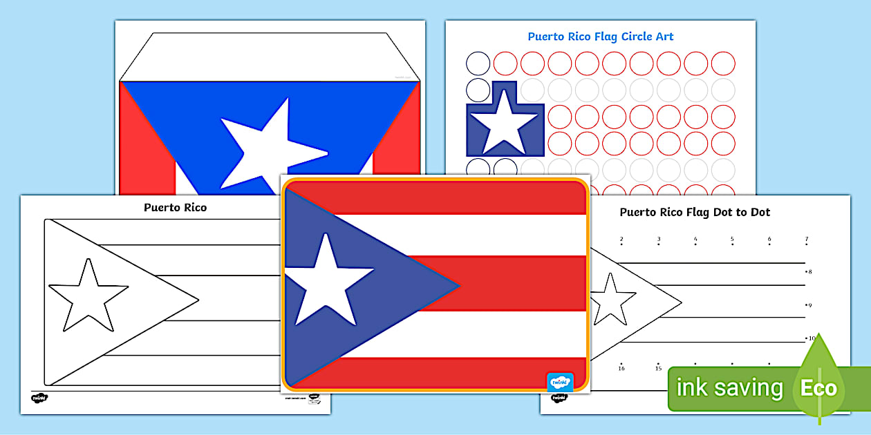 Puerto Rico Constitution Day Display Pack -National Day Pack
