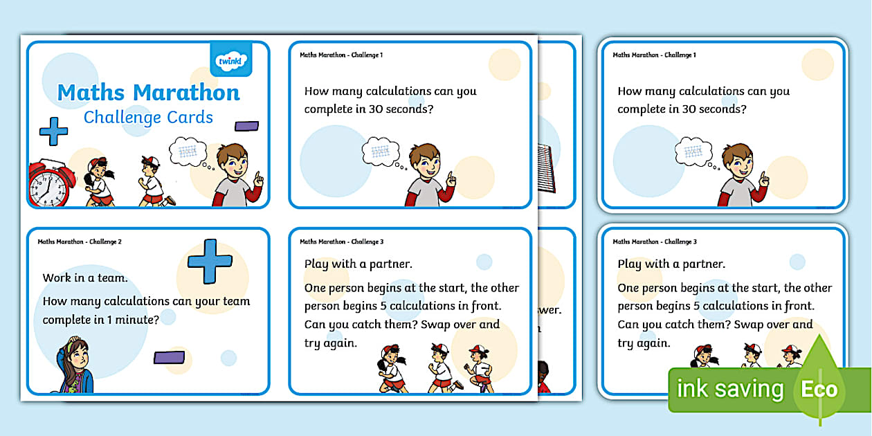 Maths Challenge Cards | Twinkl - Twinkl