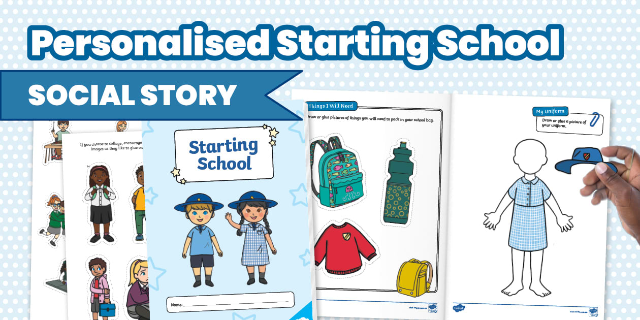 Starting School Social Story Craft