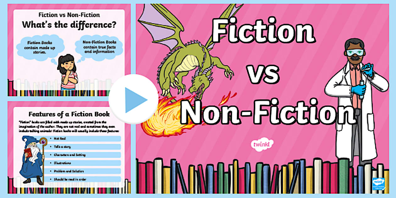 Fiction vs Non-Fiction PowerPoint Presentation - Primary