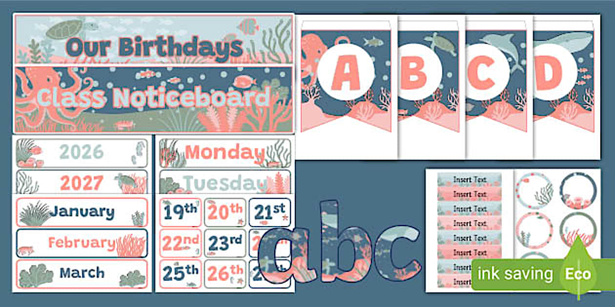 Under the Sea Themed Display Pack (teacher made) - Twinkl