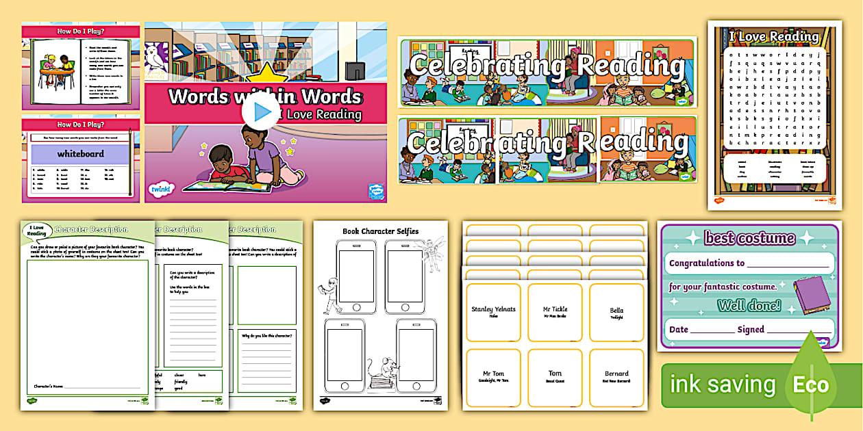 KS1 Top 10 I Love Reading Resource Pack - Literacy - Books
