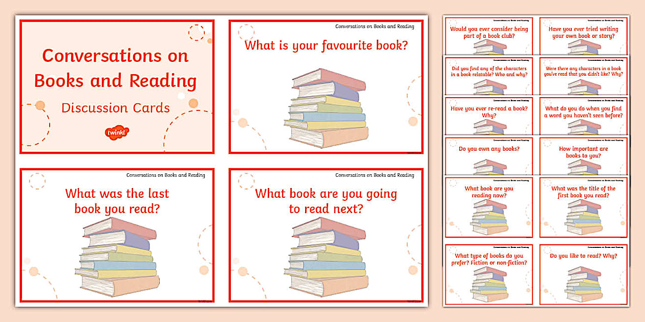 Grade 4 - English - Conversations on Books and Reading - Discussion Cards