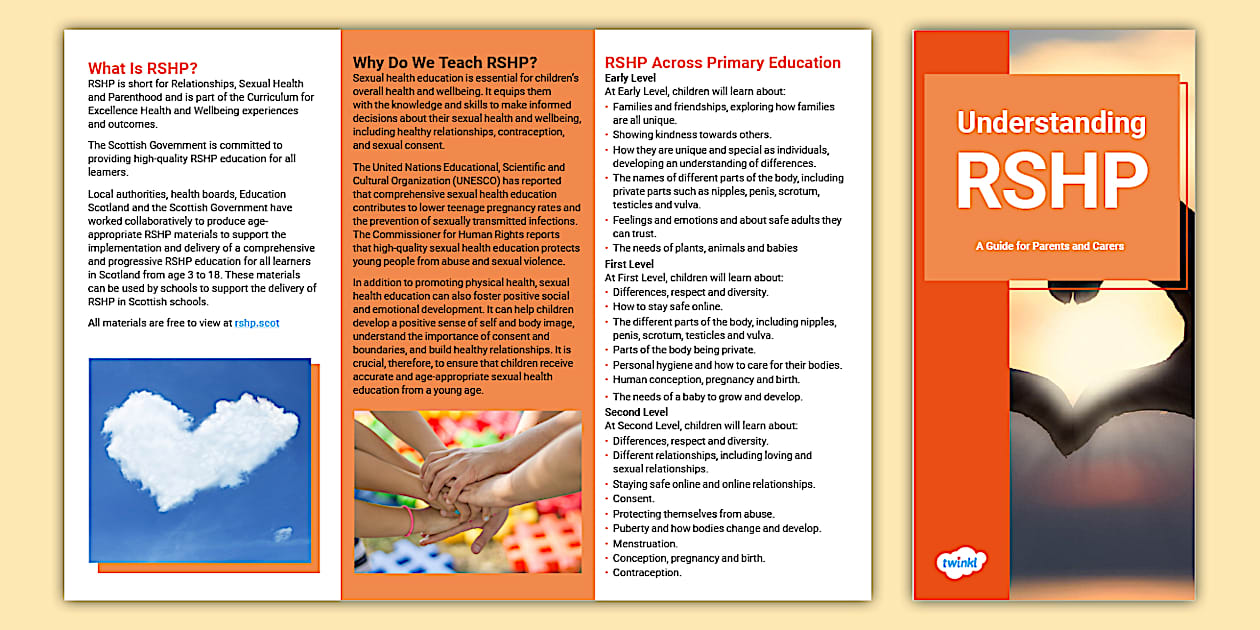 RSHP Information For Parents Leaflet (teacher made) - Twinkl