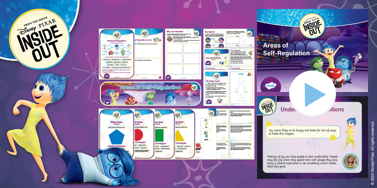 Inside Out: Areas of Self-Regulation Resource Pack