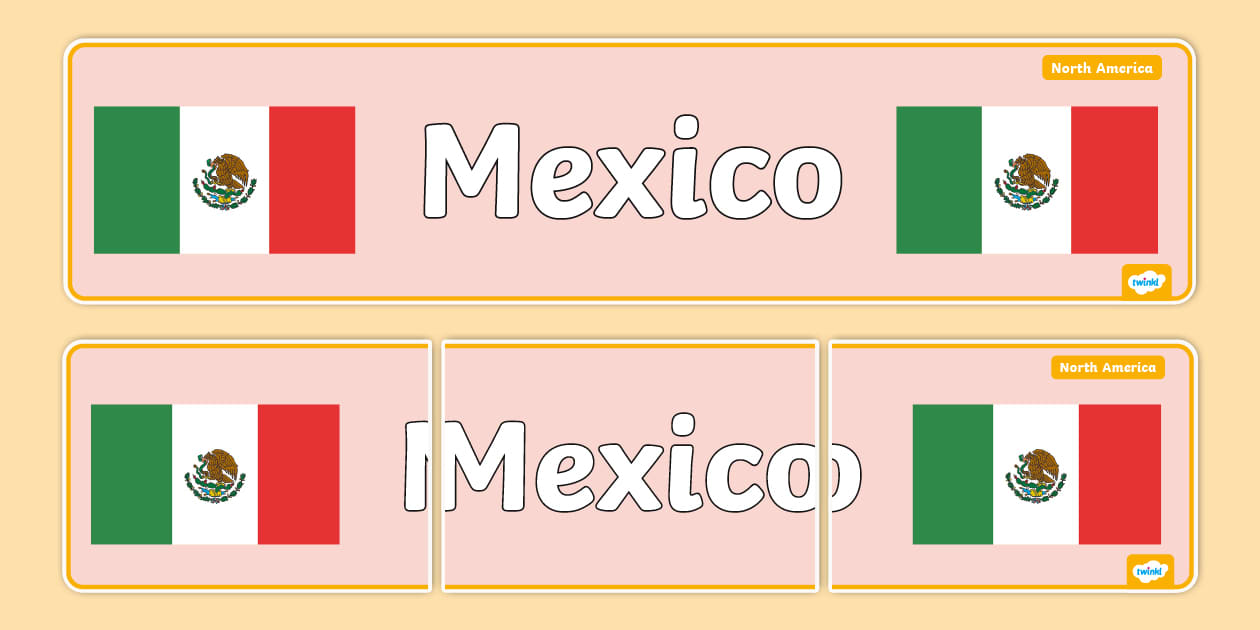 Mexico Display Banner (teacher made) - Twinkl