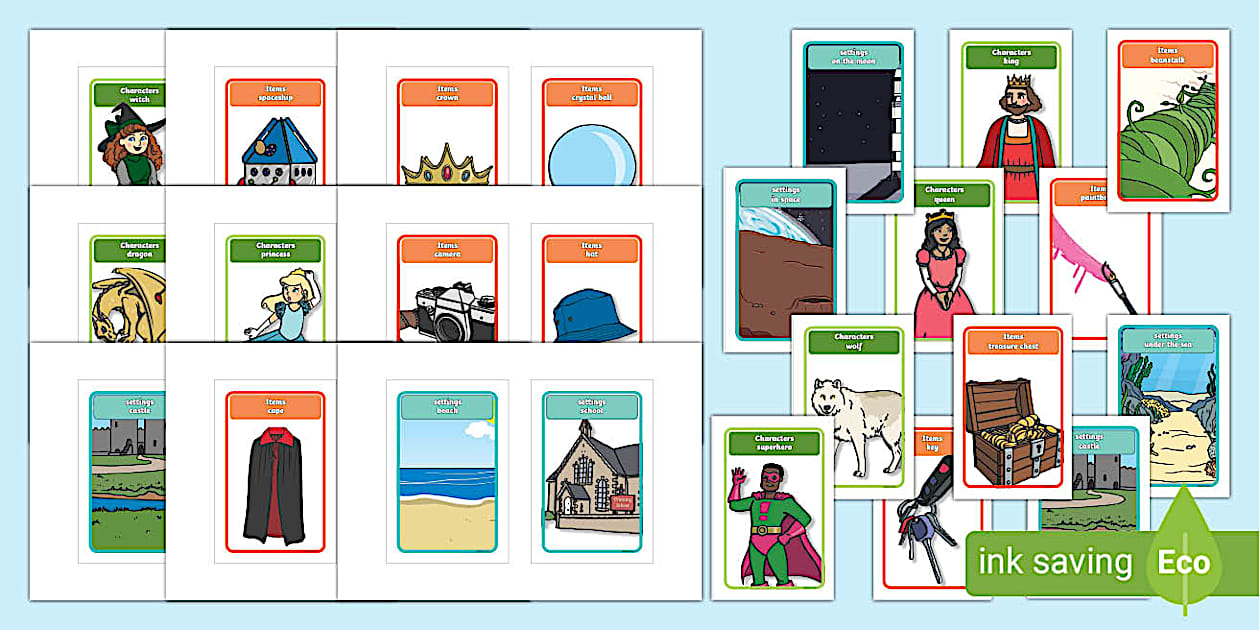 Storytelling Cards | Make a Story Prompt Cards - Twinkl