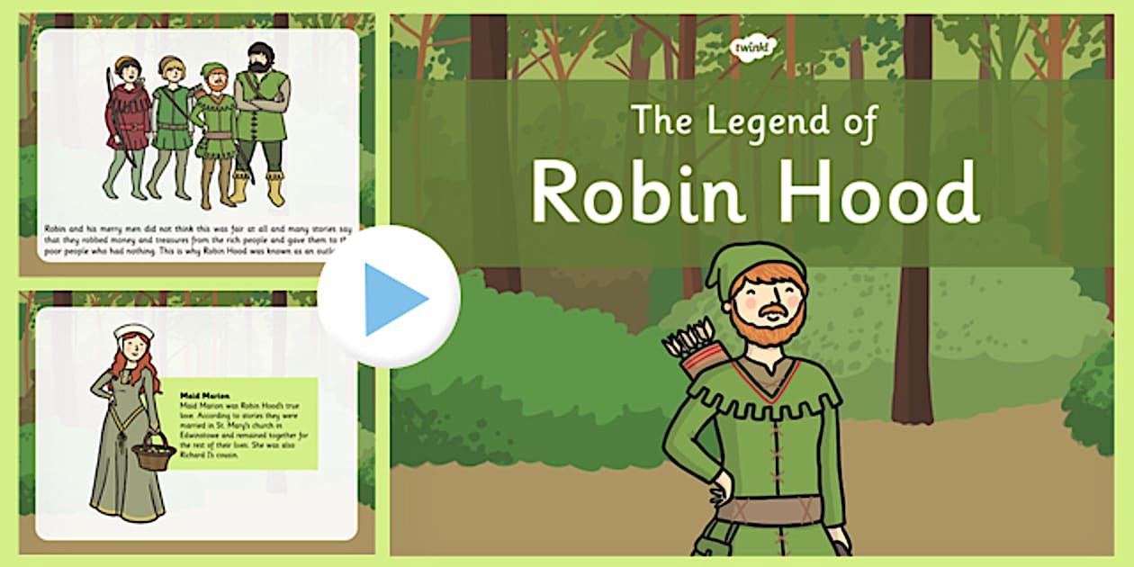 The Legend of Robin Hood PowerPoint - Robin Hood facts