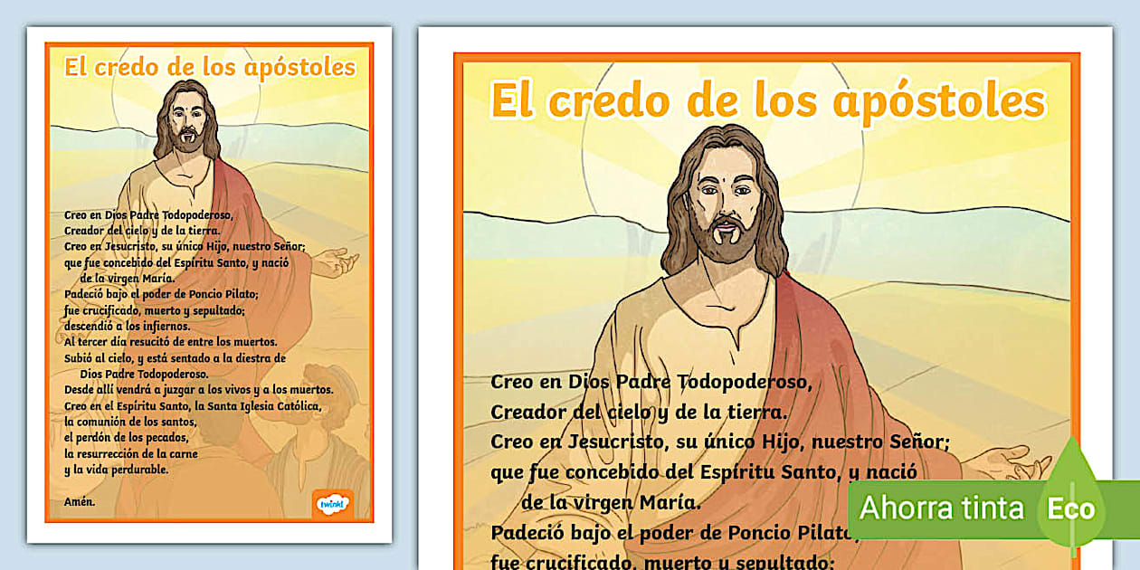 El credo de los apóstoles | Recursos educativos Twinkl