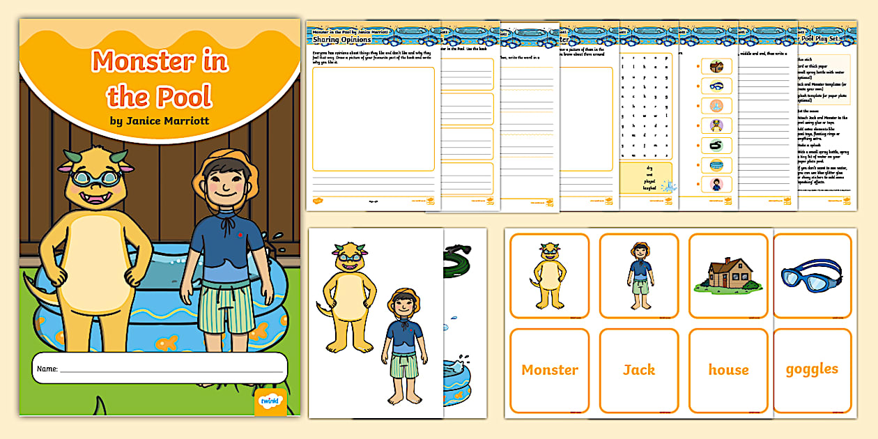 Monster in the Pool (Yellow 1) Follow-Up Activity