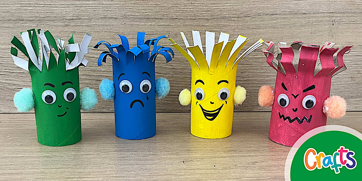 Emotions and Feelings Cardboard Tubes (teacher made)