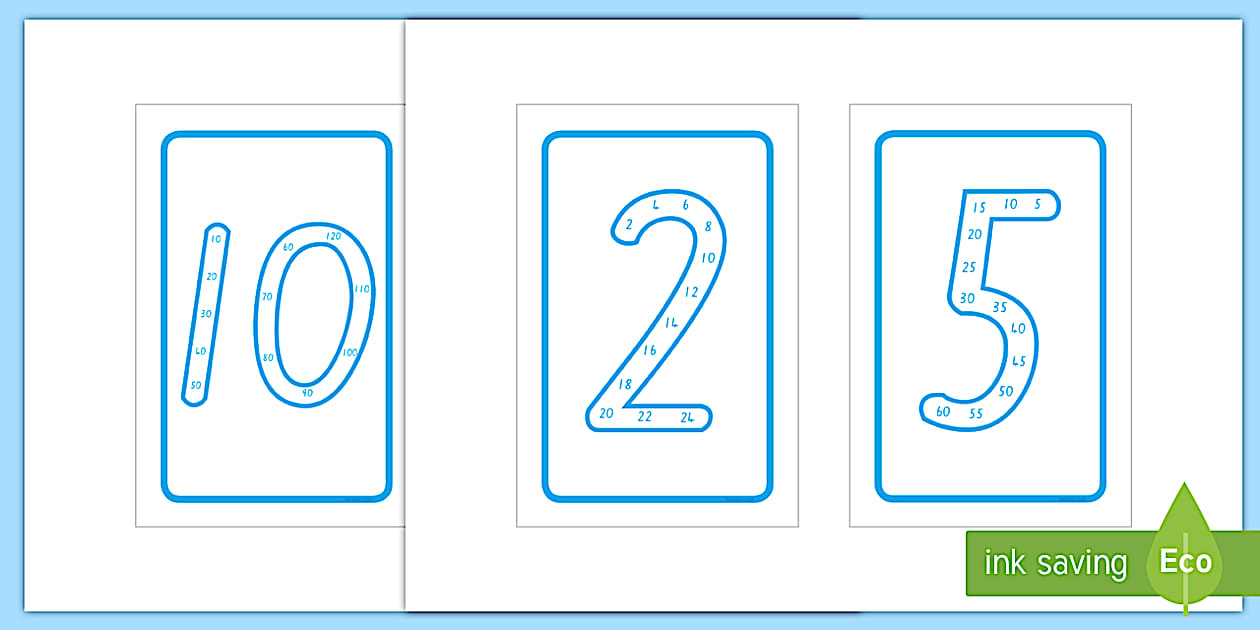 IKEA Tolsby/Fiestad Number Multiples Prompt Frame - Twinkl