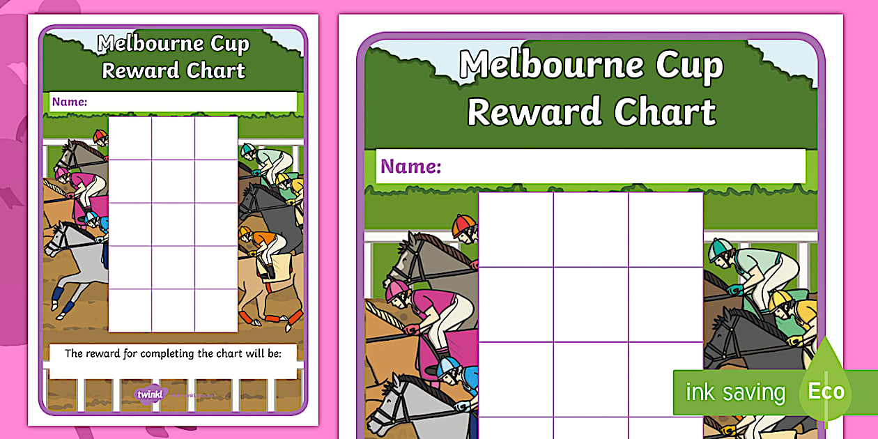 The Melbourne Cup Sticker Reward Charts