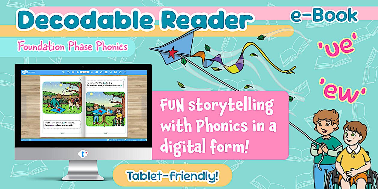 Foundation Phase Phonics - 'ue' and 'ew' Digraph Decodable Reader - eBook