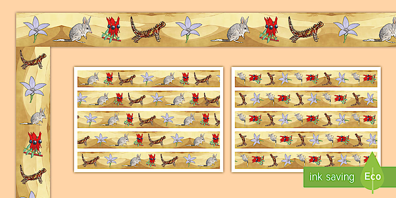 Desert Survivors Display Borders (Teacher-Made) - Twinkl