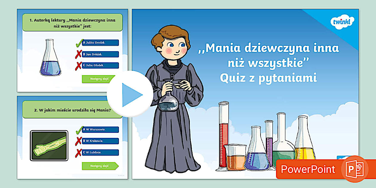 Mania, dziewczyna inna niż wszystkie | Quiz z pytaniami | Lektury szkolne