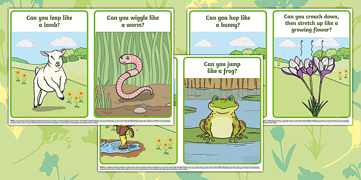 Spring Movement Cards | Twinkl (teacher made) - Twinkl