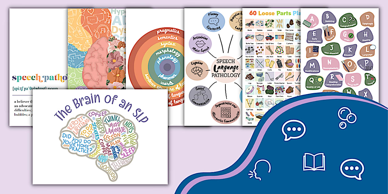 Speech Pathology Posters Pack | Twinkl