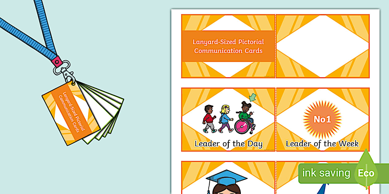 Leader of the Day/Week Lanyard Cards (Teacher-Made) - Twinkl