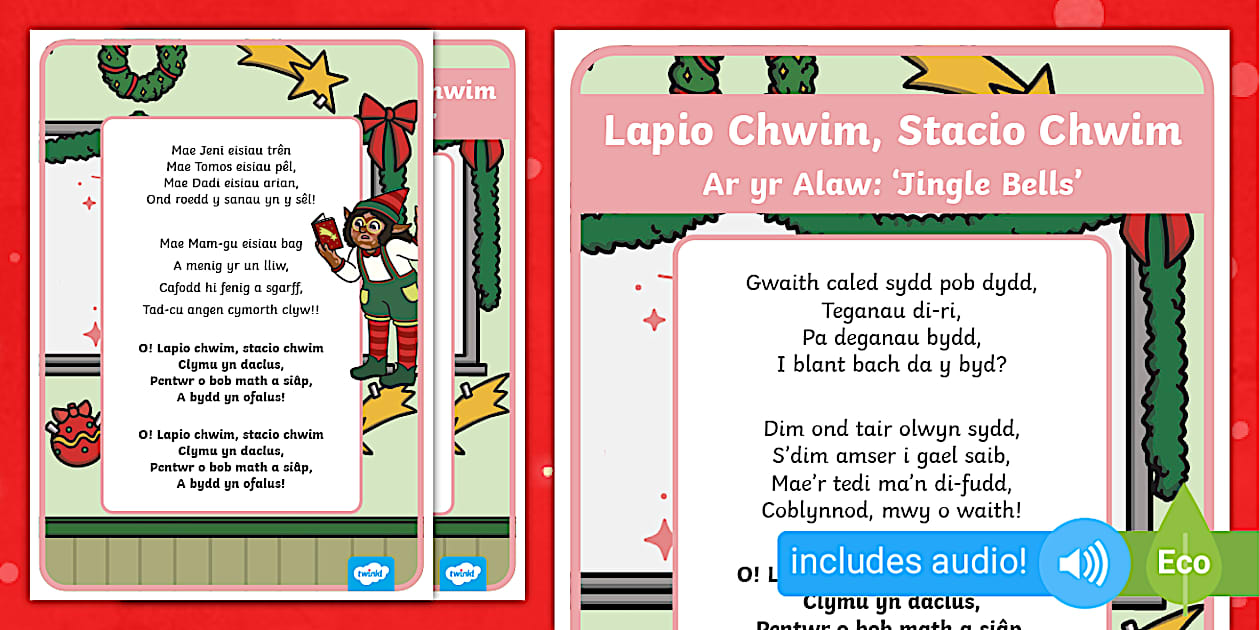 Caneuon Dadl 'Dolig: Lapio Chwim, Stacio Chwim