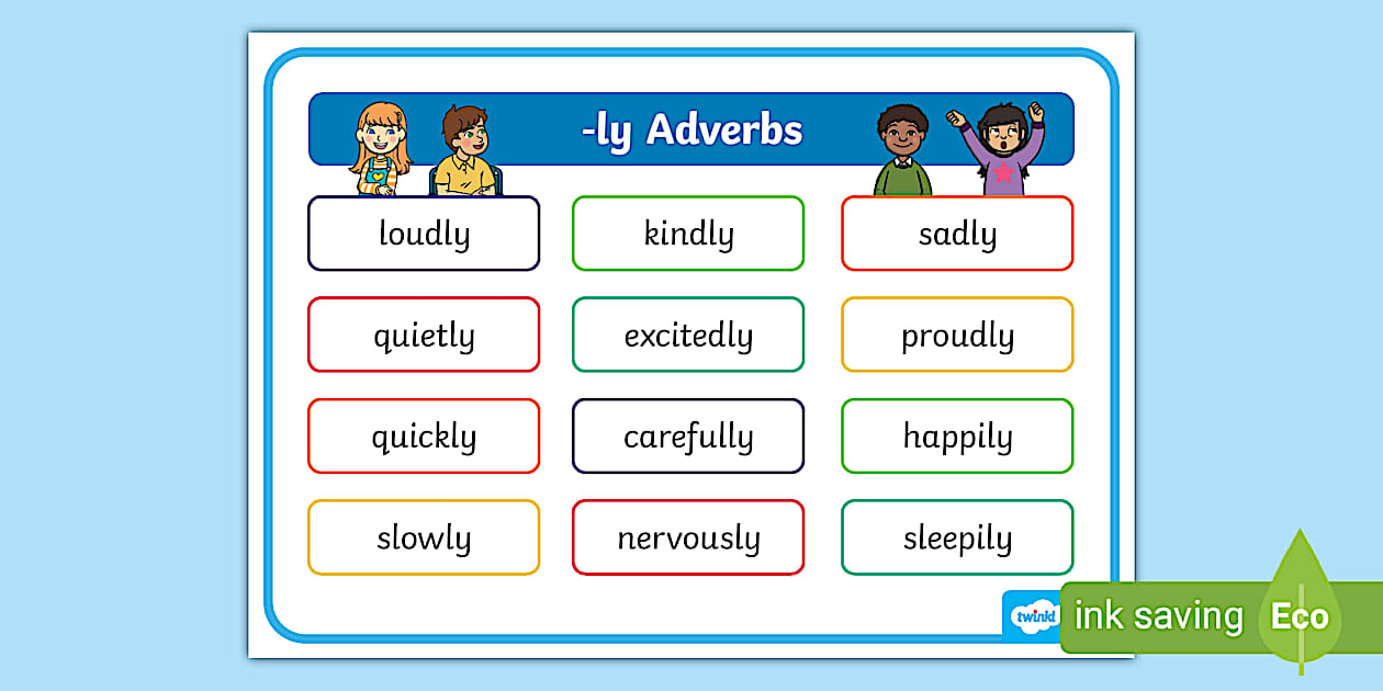 Editable KS1 -ly Suffix Poster (teacher made) - Twinkl