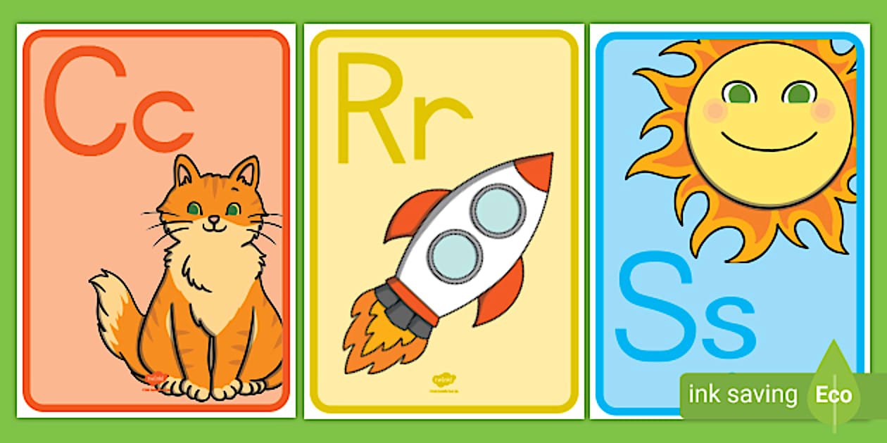 Grade 1 English -Handwriting - Display Posters Alphabet