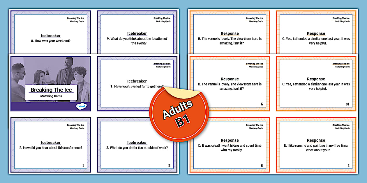 ESL Breaking the Ice (teacher made) - Twinkl