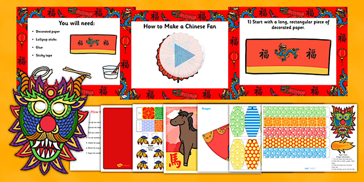 Children's Craft Ideas for Chinese New Year | KS1 | EYFS