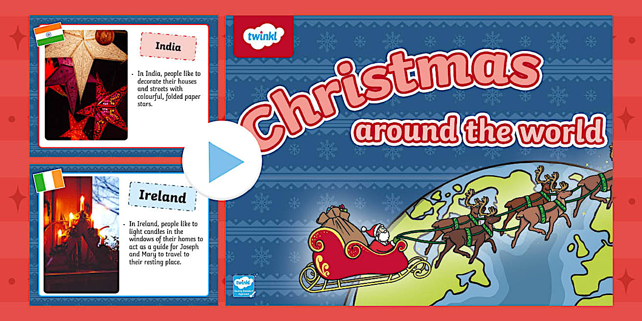 Christmas Around the World Early Years PowerPoint - Twinkl