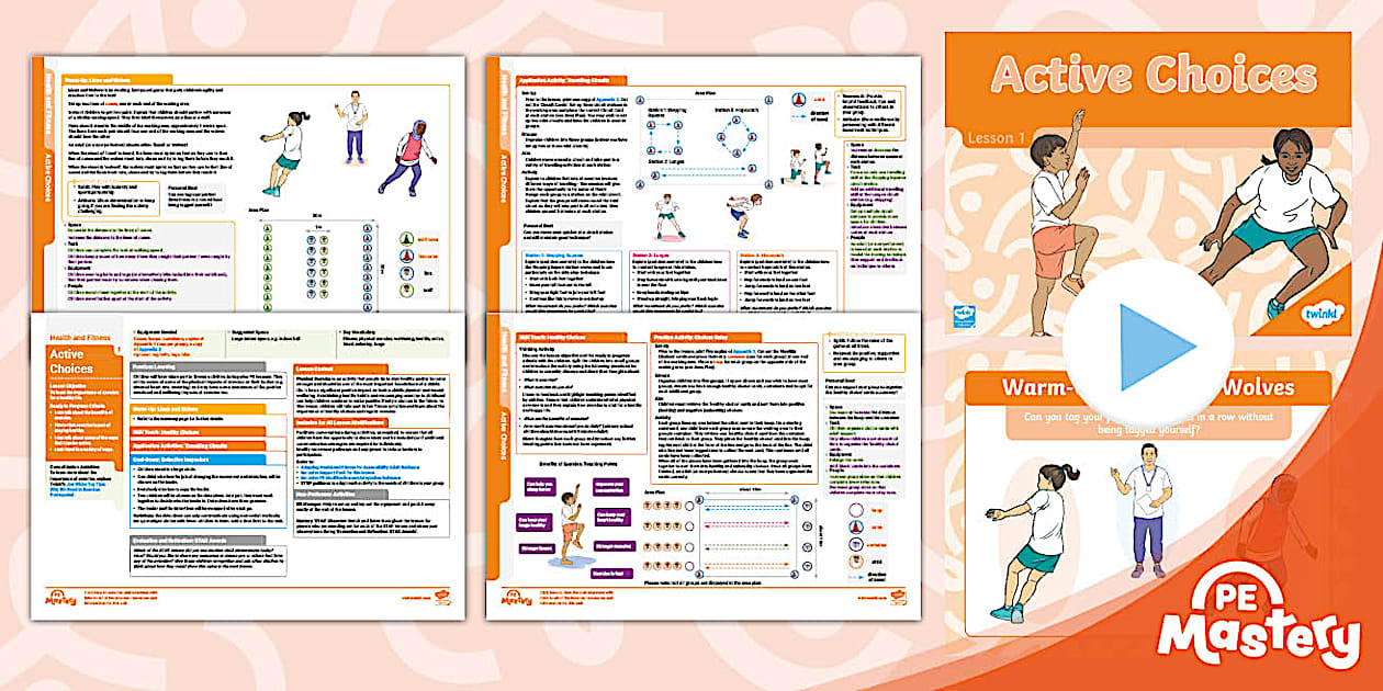 PE Mastery: Year 3 Health & Fitness Lesson 1