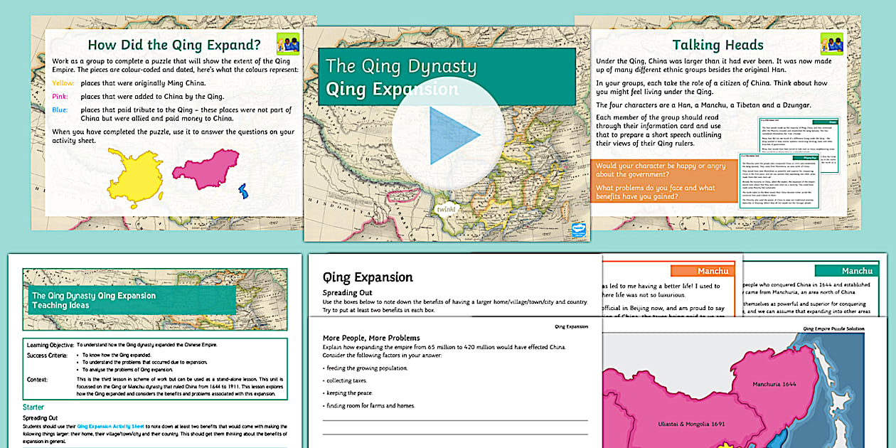 The Qing Dynasty Lesson 3: Expansion (teacher made) - Twinkl