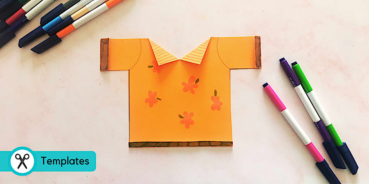 T-shirt Outline | Craft Template | Twinkl Resources - Twinkl