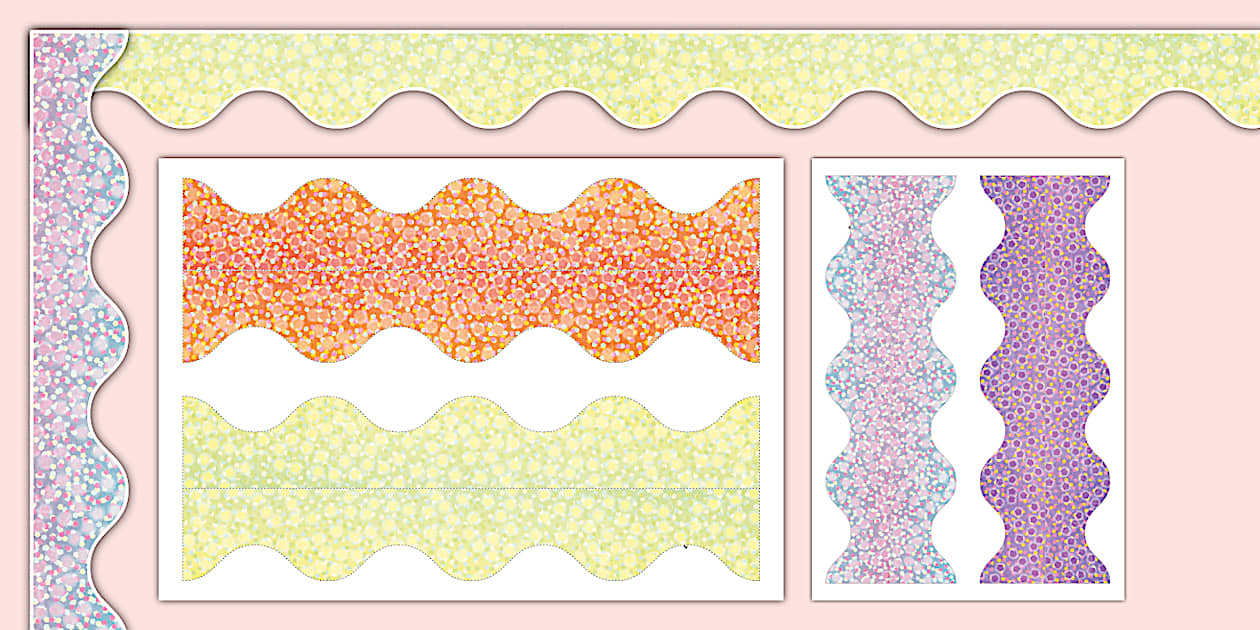 Pastel Display Borders - Twinkl - KS1 (teacher made)