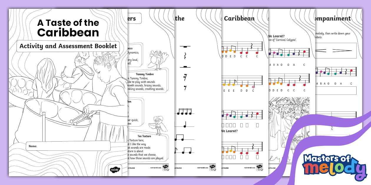 👉 A Taste of The Caribbean Activity and Assessment Booklet