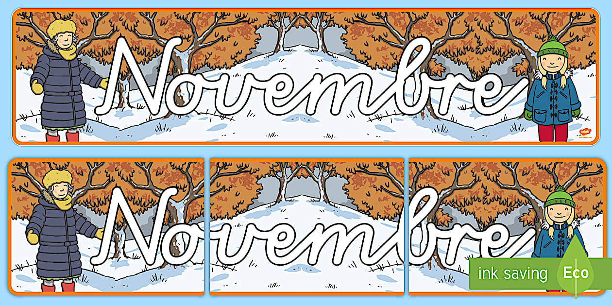November Display Banner German (Hecho por educadores)