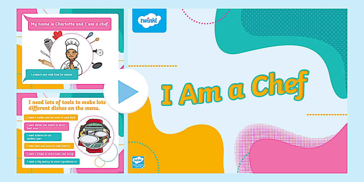 I Am a Chef PowerPoint ELC (teacher made) - Twinkl