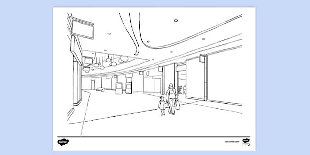 Retail Colouring | Colouring Sheets (Teacher-Made) - Twinkl