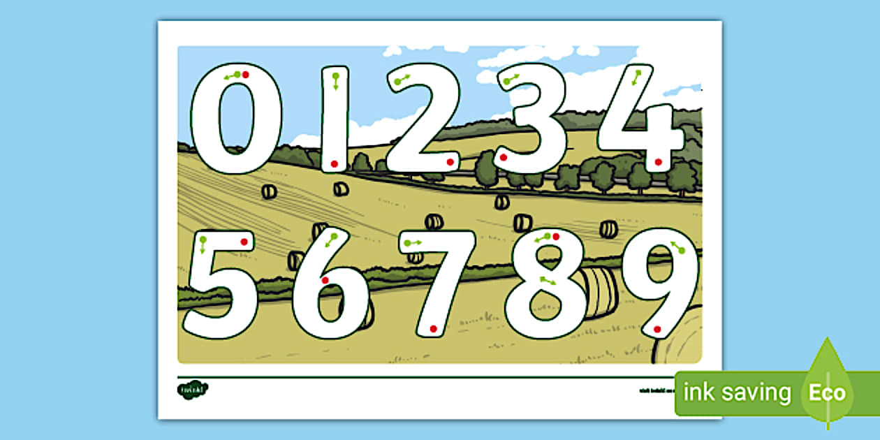 Harvest-Themed Number Formation Activity (Teacher-Made)