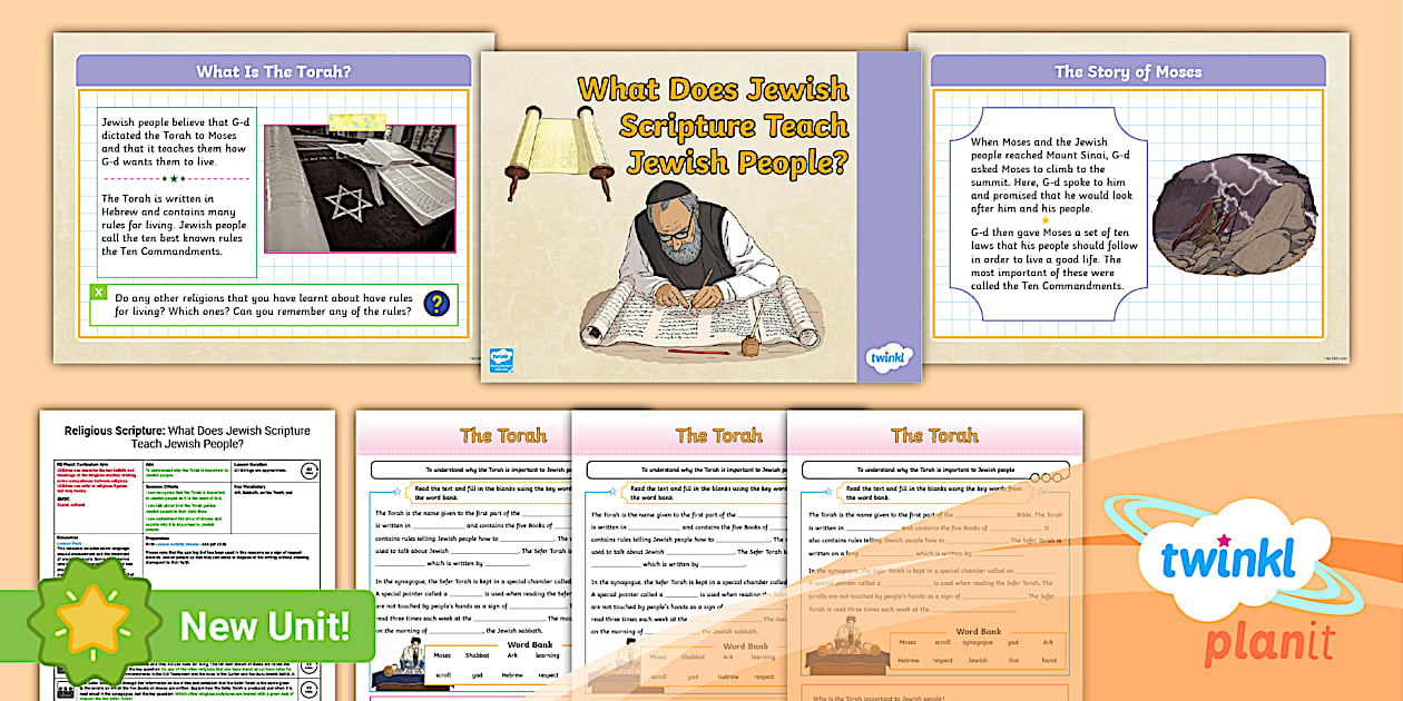 RE: Religious Scripture:Jewish Scripture. Year 3 Lesson 7